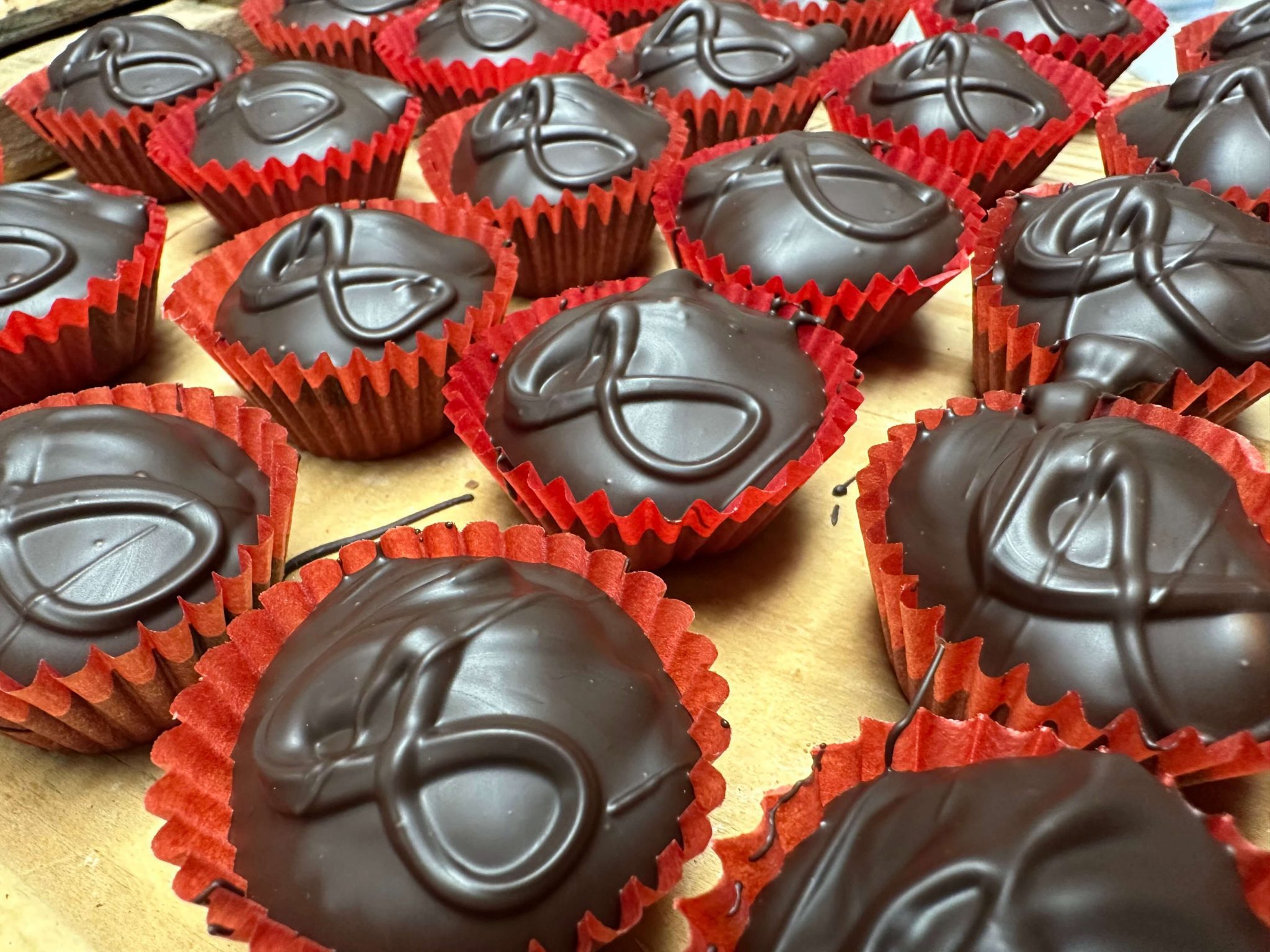 O’Shea’s Hand Dipped Dark Peanut Butter Cups - O’Shea’s Candies
