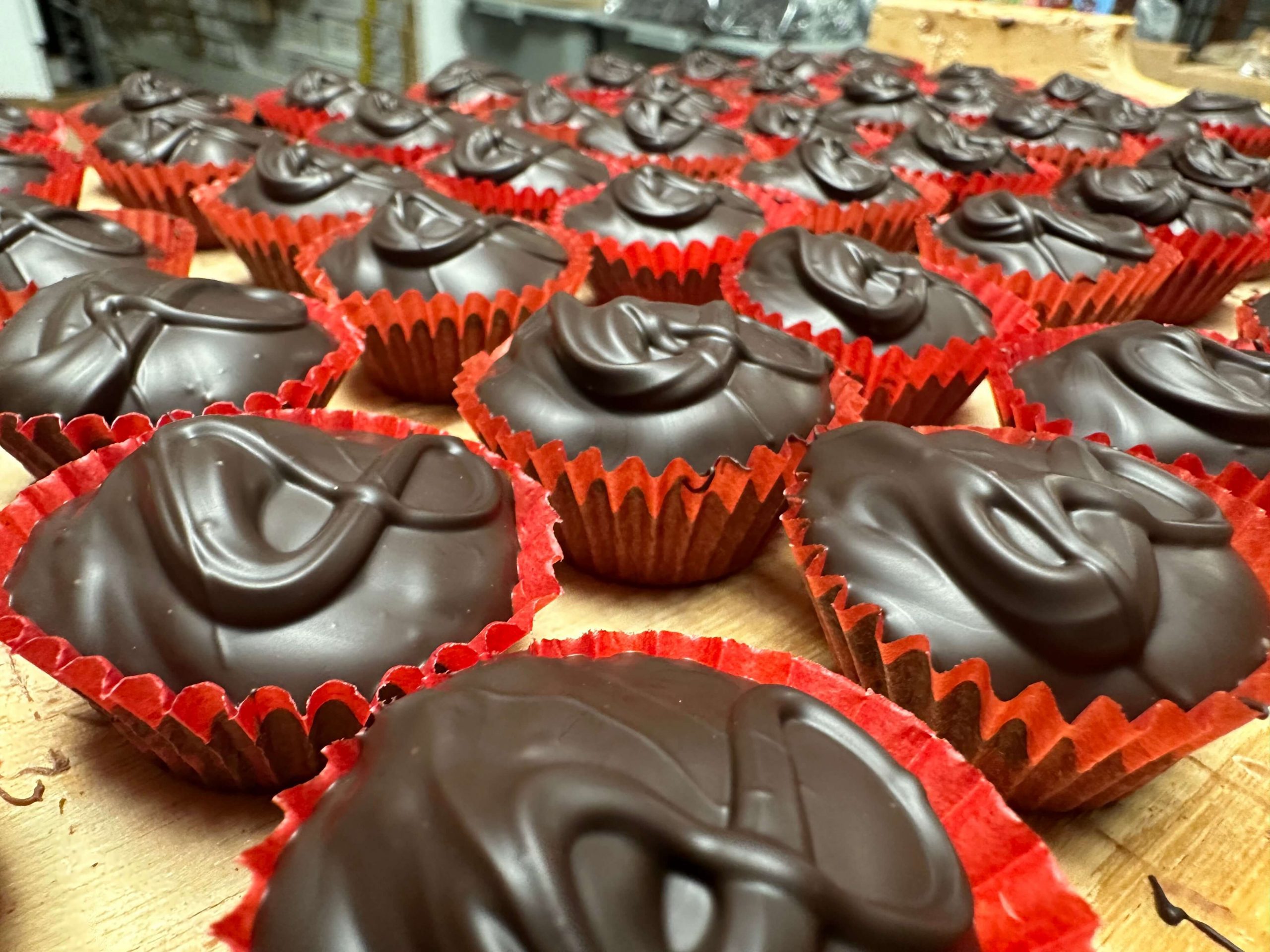 O’Shea’s Hand Dipped Dark Peanut Butter Cups - O’Shea’s Candies
