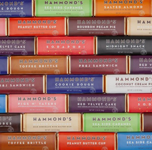 Hammonds Gourmet Foil Wrapped Candy Bar – Fudge Brownie - O’Shea’s Candies