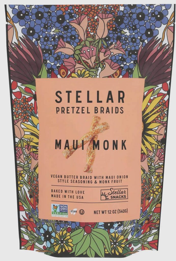 Stellars Gourmet Seasoned Pretzels – Maui Monk - O’Shea’s Candies
